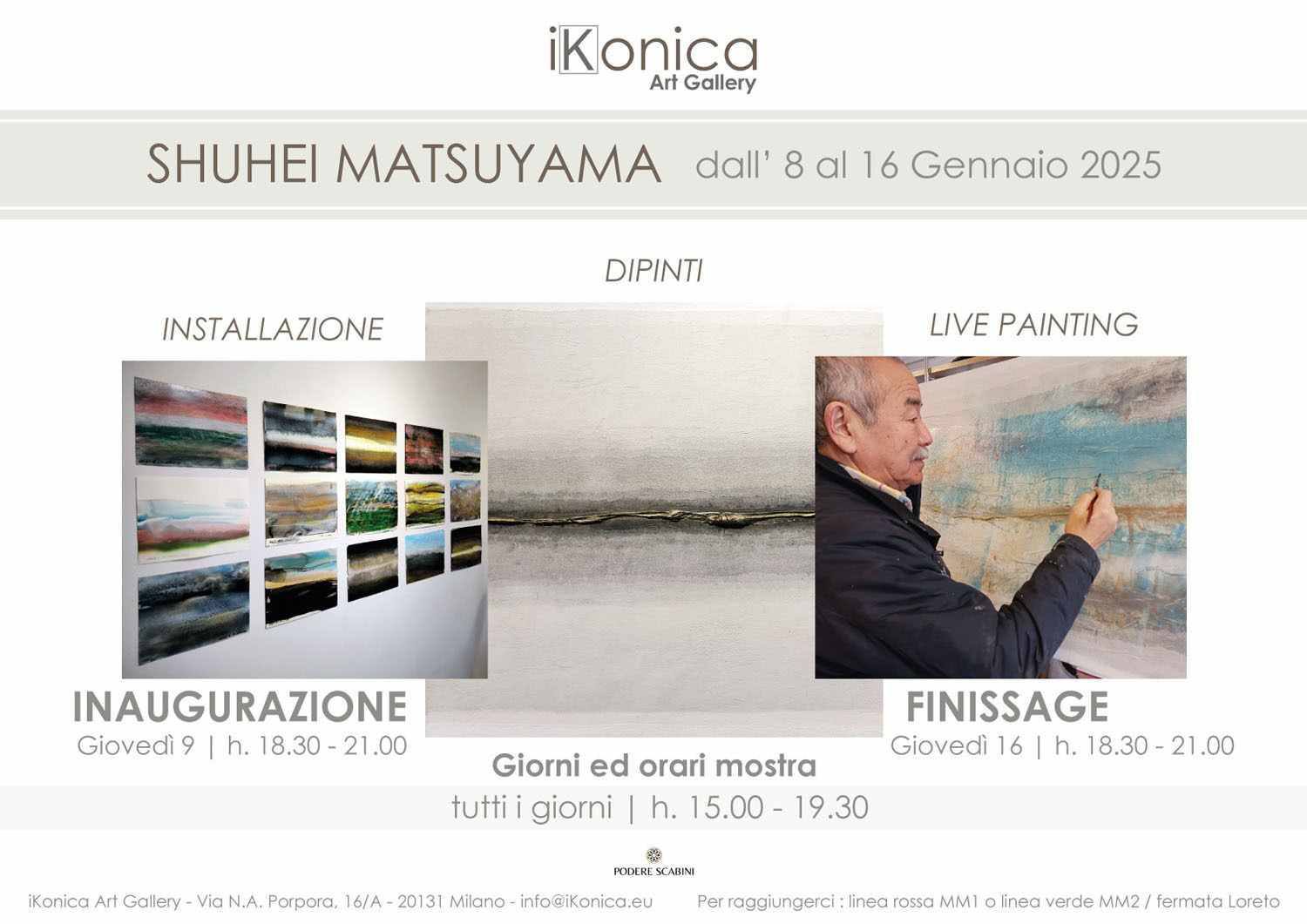 Mostra iKonica Art Gallery Gennaio 2025 - Shin-On